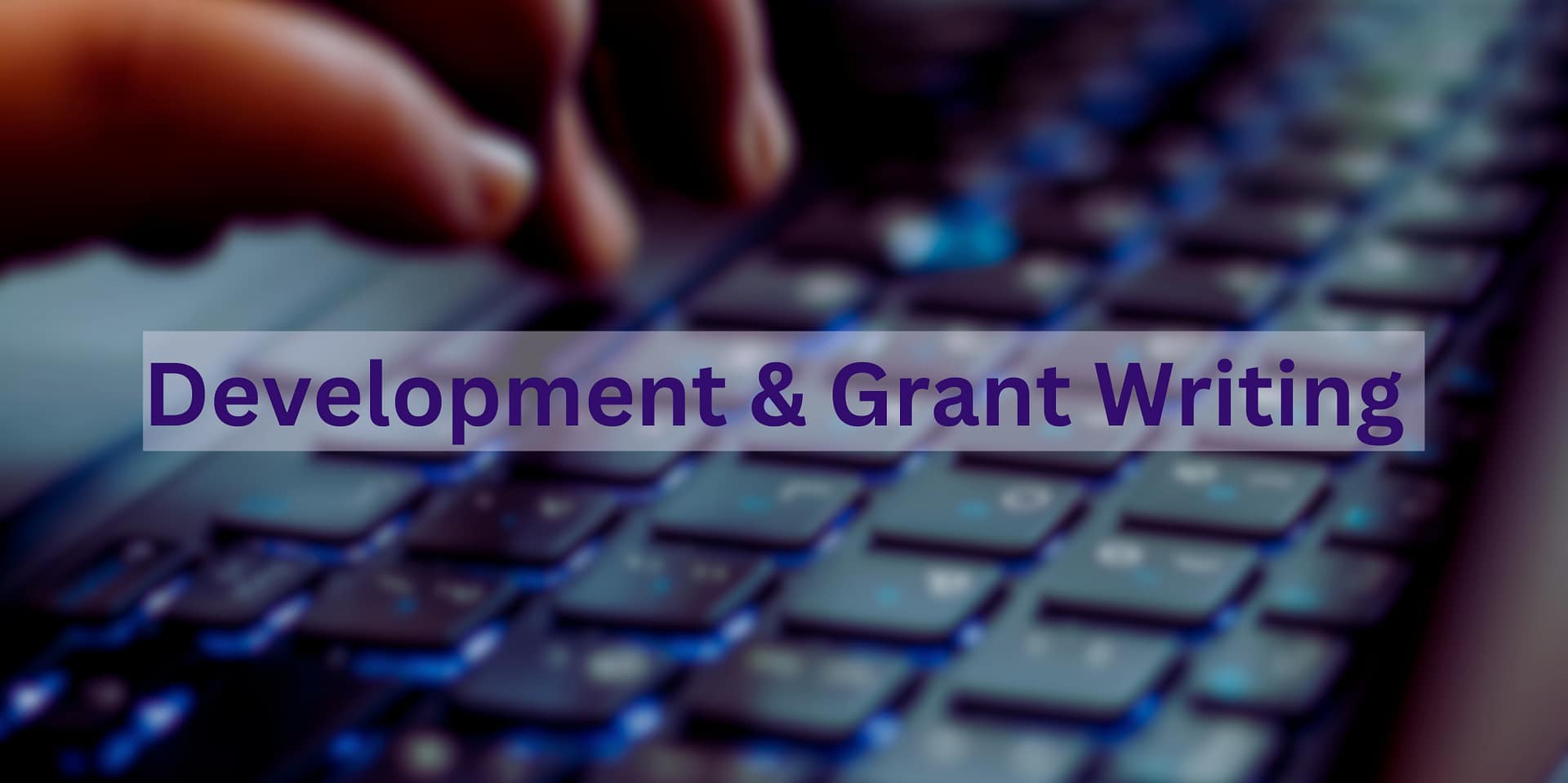 Development And Grant Writing Services - Acuity Consulting